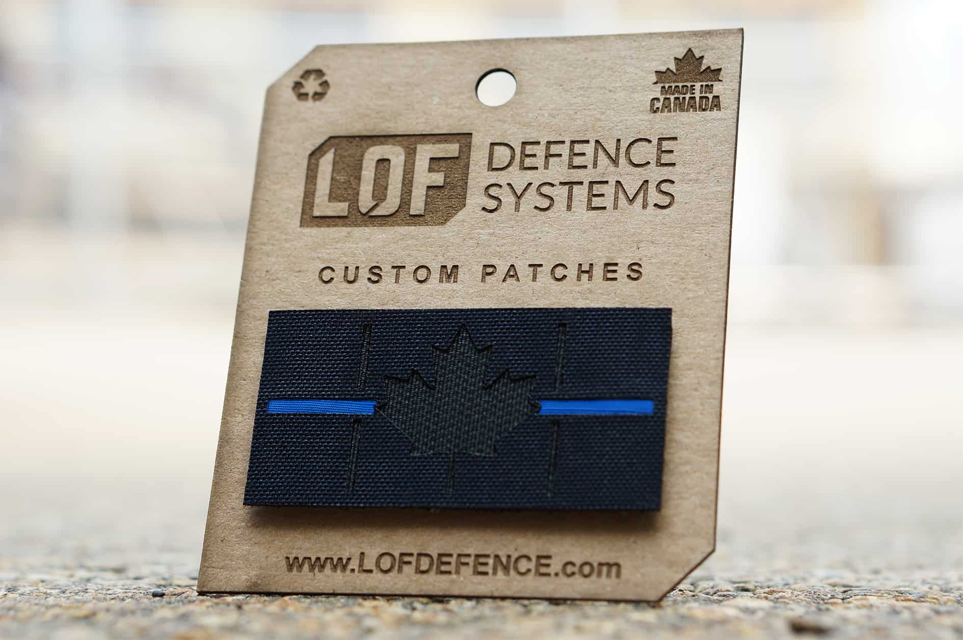 Canadian Thin Blue Line Patch – LE Tactical Morale Patch | LOF Defence